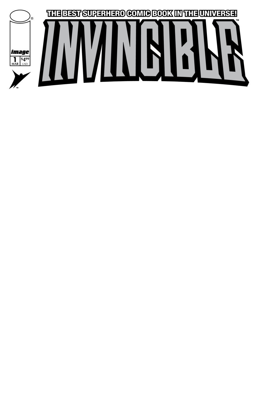 Invincible #1 Cover D Blank 2026 Edition – Nova Gateway Subscriptions